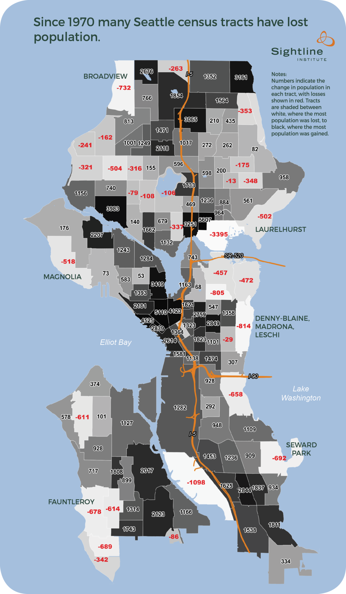 Some Neighborhoods Losing Population, Despite the Boom | Sightline ...