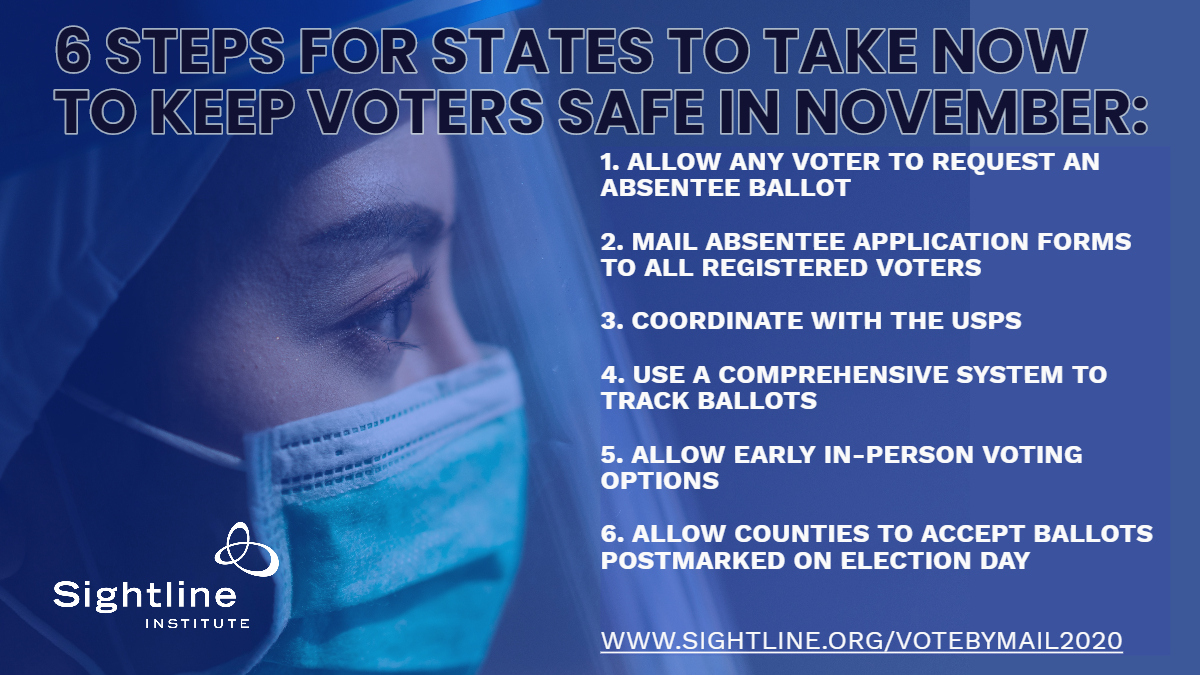 6 Steps to Keep Voters and Elections Safe in 2020 - Sightline Institute